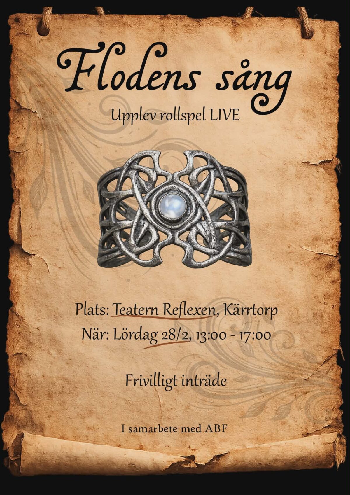 Live-rollspel: Flodens sång - ABF Stockholm